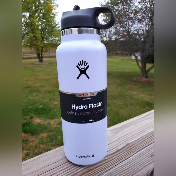 Hydro Flask | Kitchen | Hydro Flask Wide Mouth Straw Lid 4 Oz Fog ...